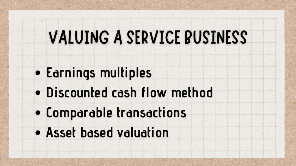 Service Business Valuation: 4 Easy Ways to Value a Service Biz - Jack ...